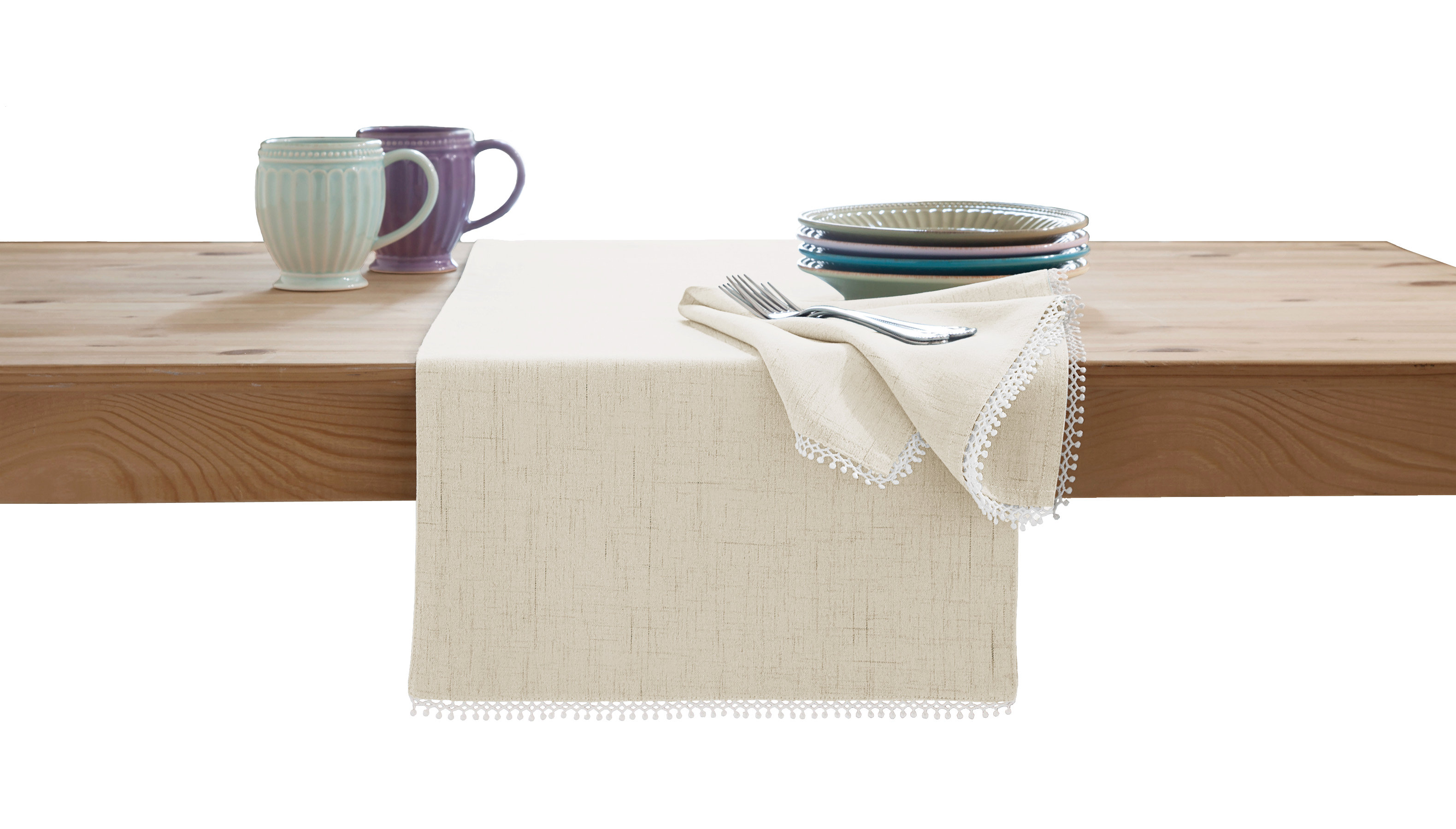 Lenox French Perle Runner | Wayfair