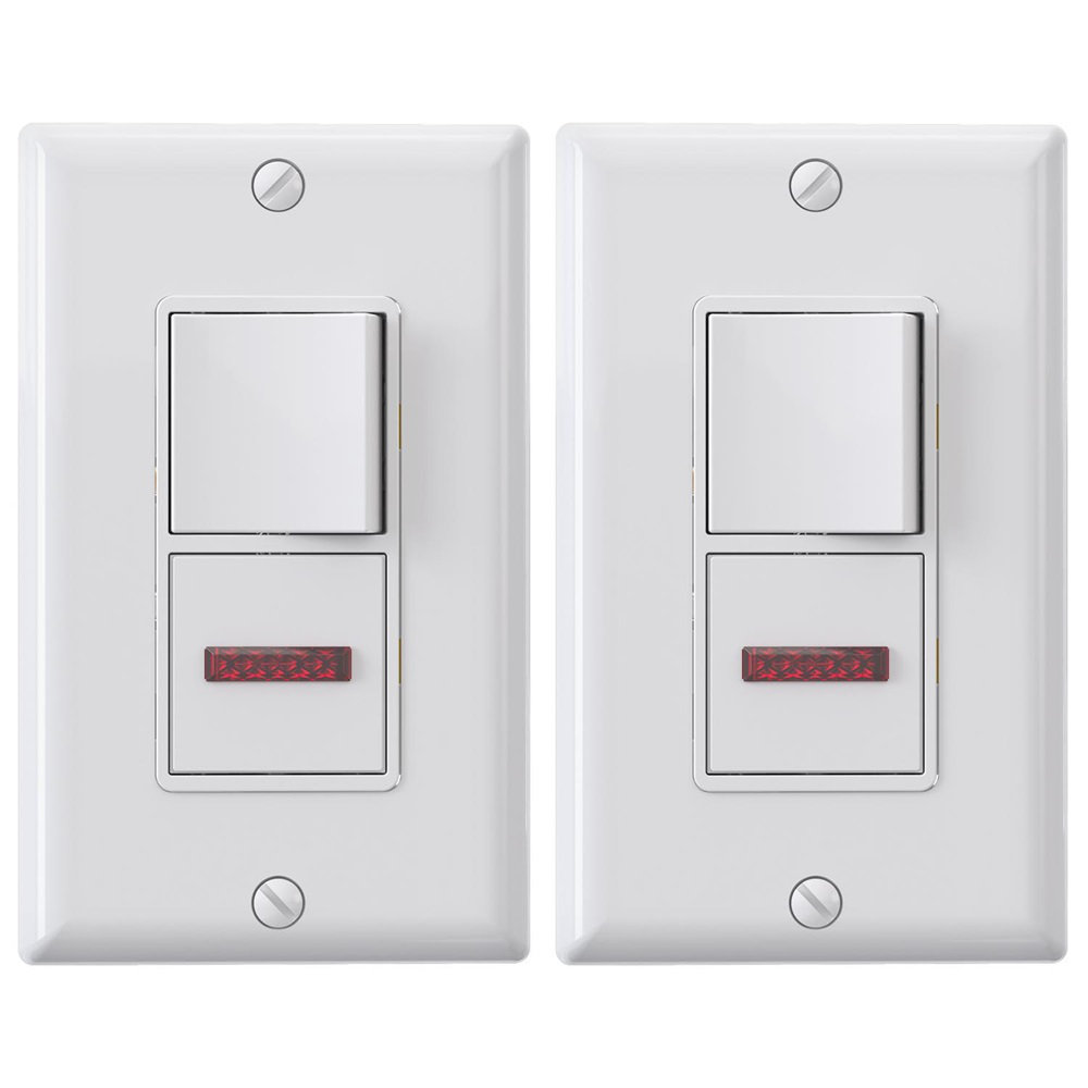 ELEGRP 15 Amp Single Pole Rocker Light Switch | Wayfair