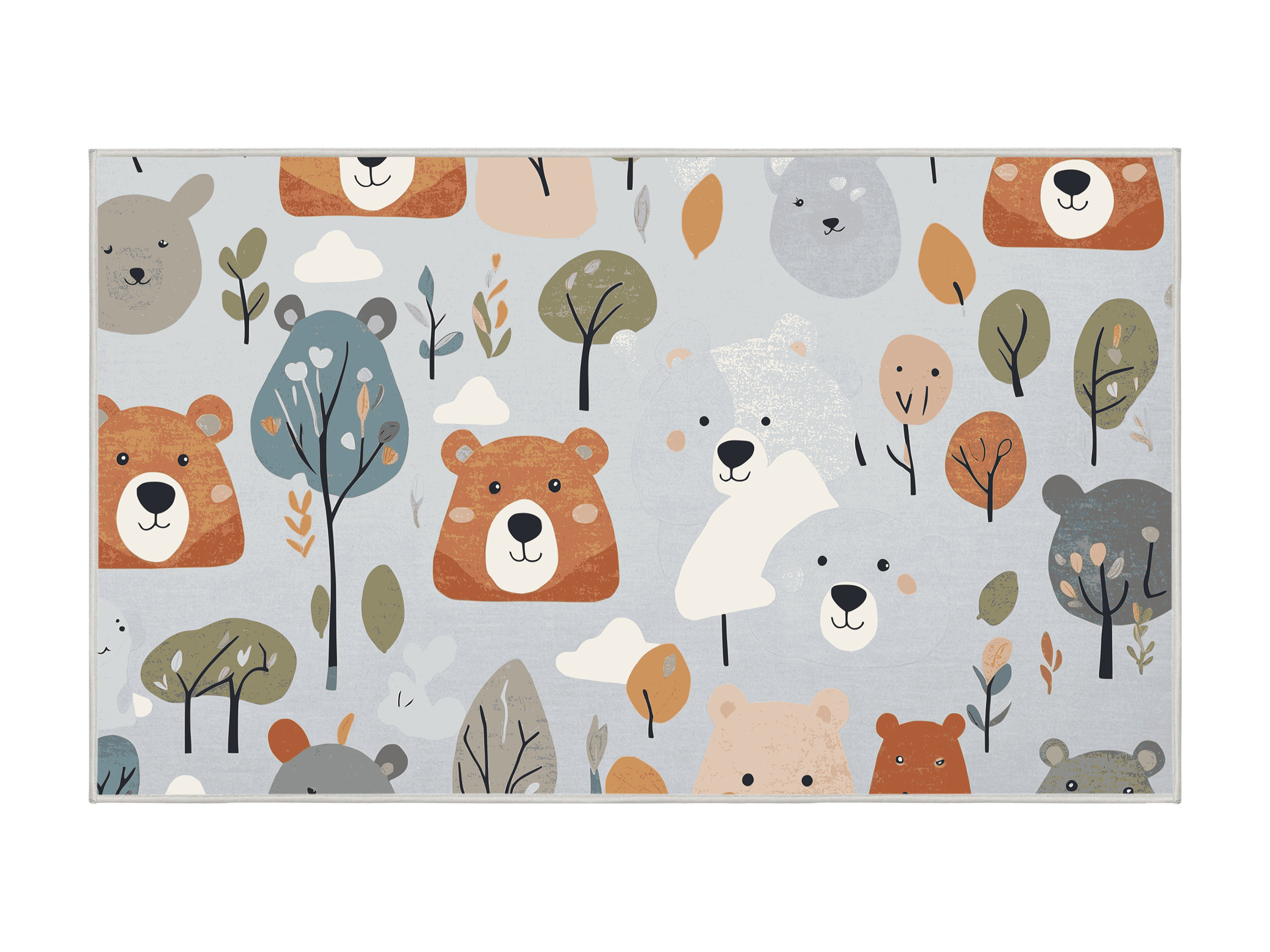 Redwood Rover Washable Cute Animals Kids Rug | Wayfair