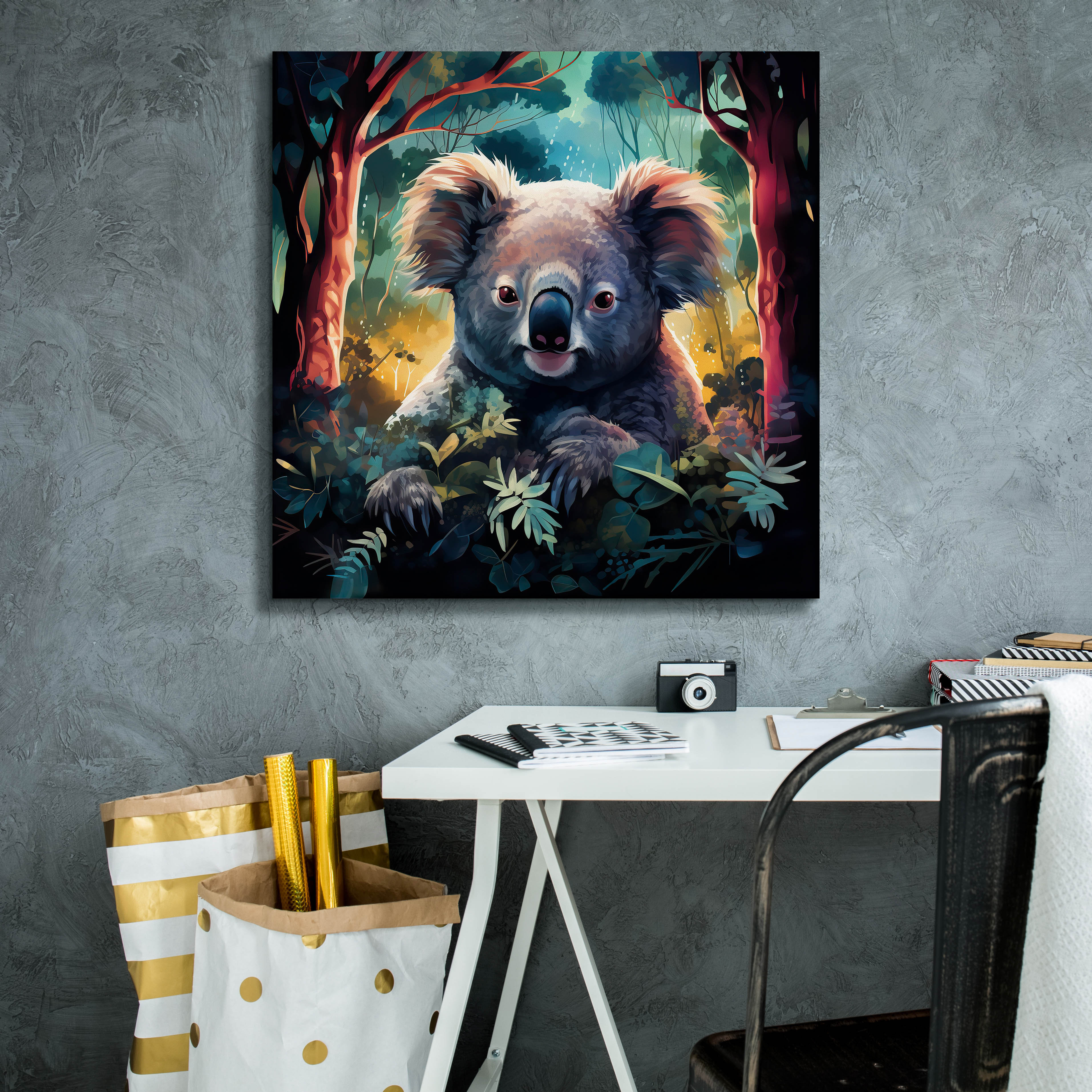 Epic Graffiti 'Koala' by r3darch0n Canvas Wall Art | Wayfair