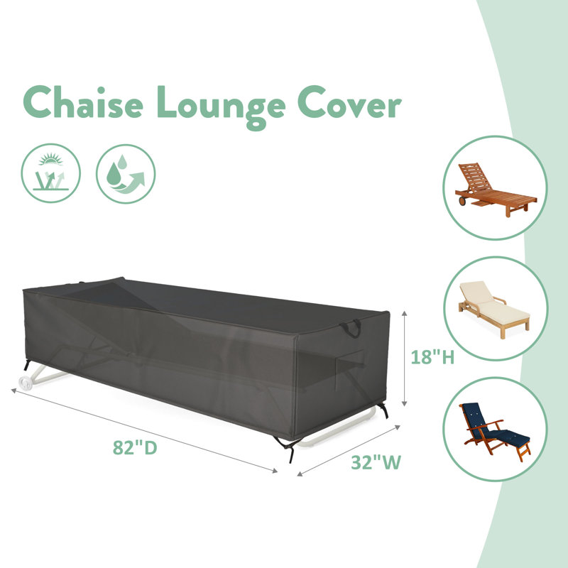 Arlmont & Co. Wrought Studio™ Heavy Duty Patio Chaise Lounge Outdoor ...