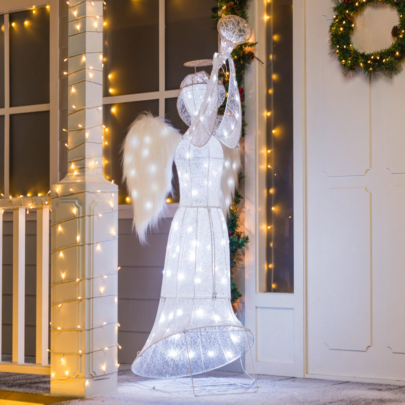 Joiedomi Cotton Angel Lighted Display | Wayfair