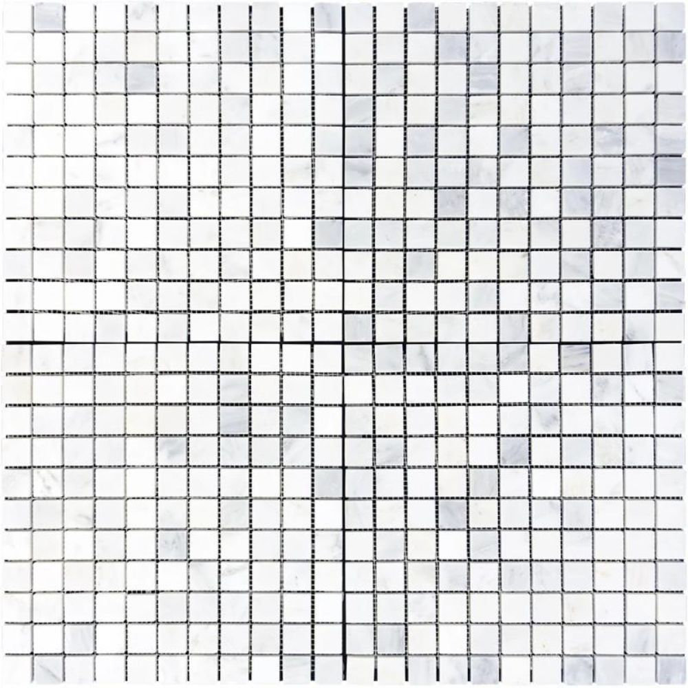 Tile & Mosaic Depot 1" x 1" Marble Grid Mosaic Wall & Floor Tile | Wayfair