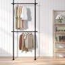 Rebrilliant Amlcar 2-Tier Metal Adjustable Clothes Rack & Reviews | Wayfair