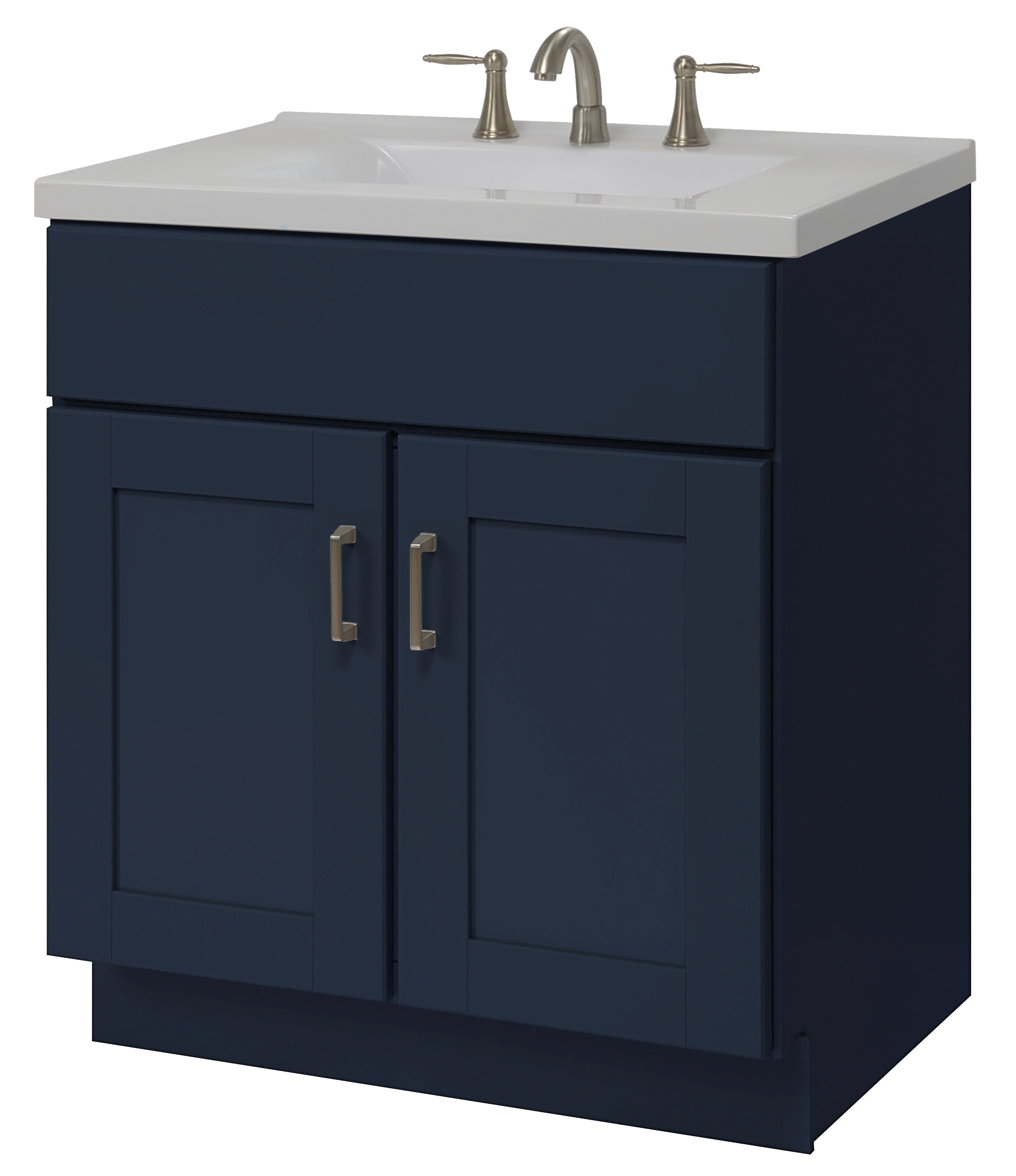 Sunnywood Blue Topaz 30 Single Bathroom Vanity Base Only in Blue | Wayfair