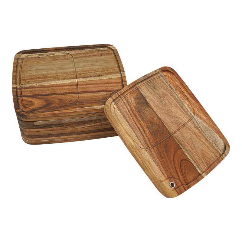 Loon Peak® 10 Pcs Tabletop Wooden Steak Serving Tray Plates | Wayfair