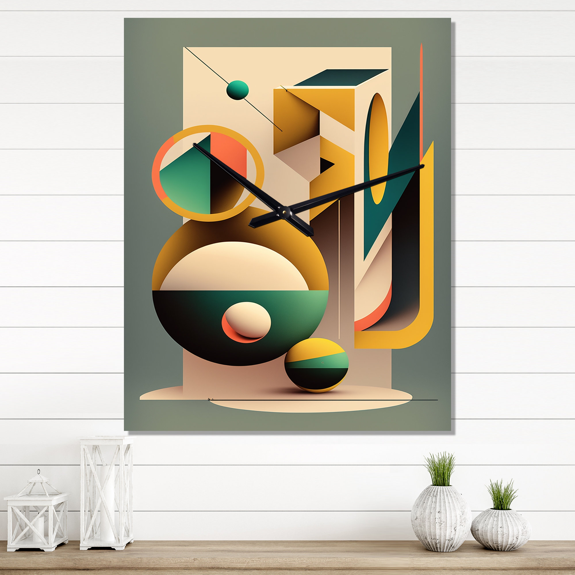 Design Art Retro Elementary Geometrics VII - Modern Geometric Wall ...