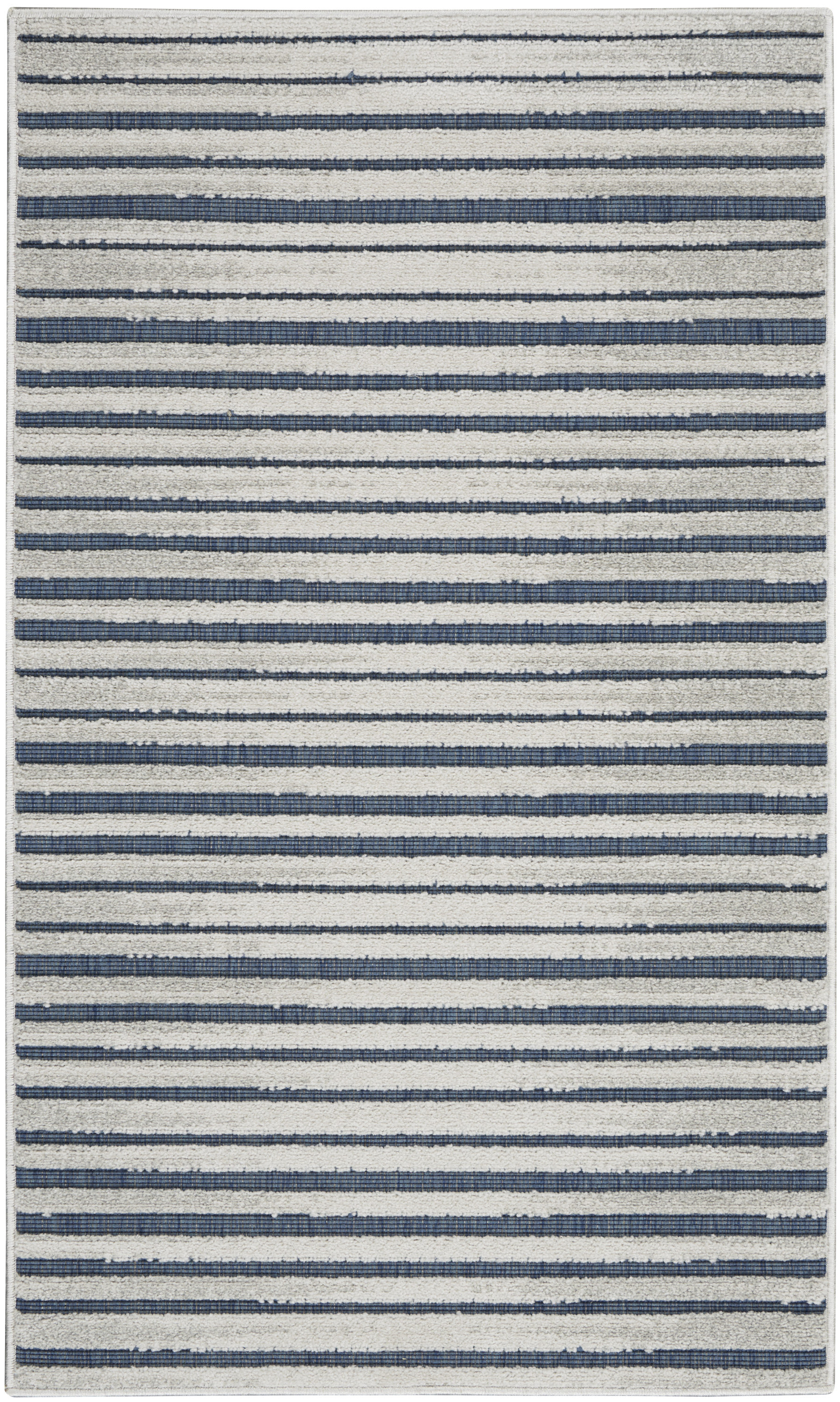 Longshore Tides Romelia Contemporary Modern Blue Area Rug | Wayfair