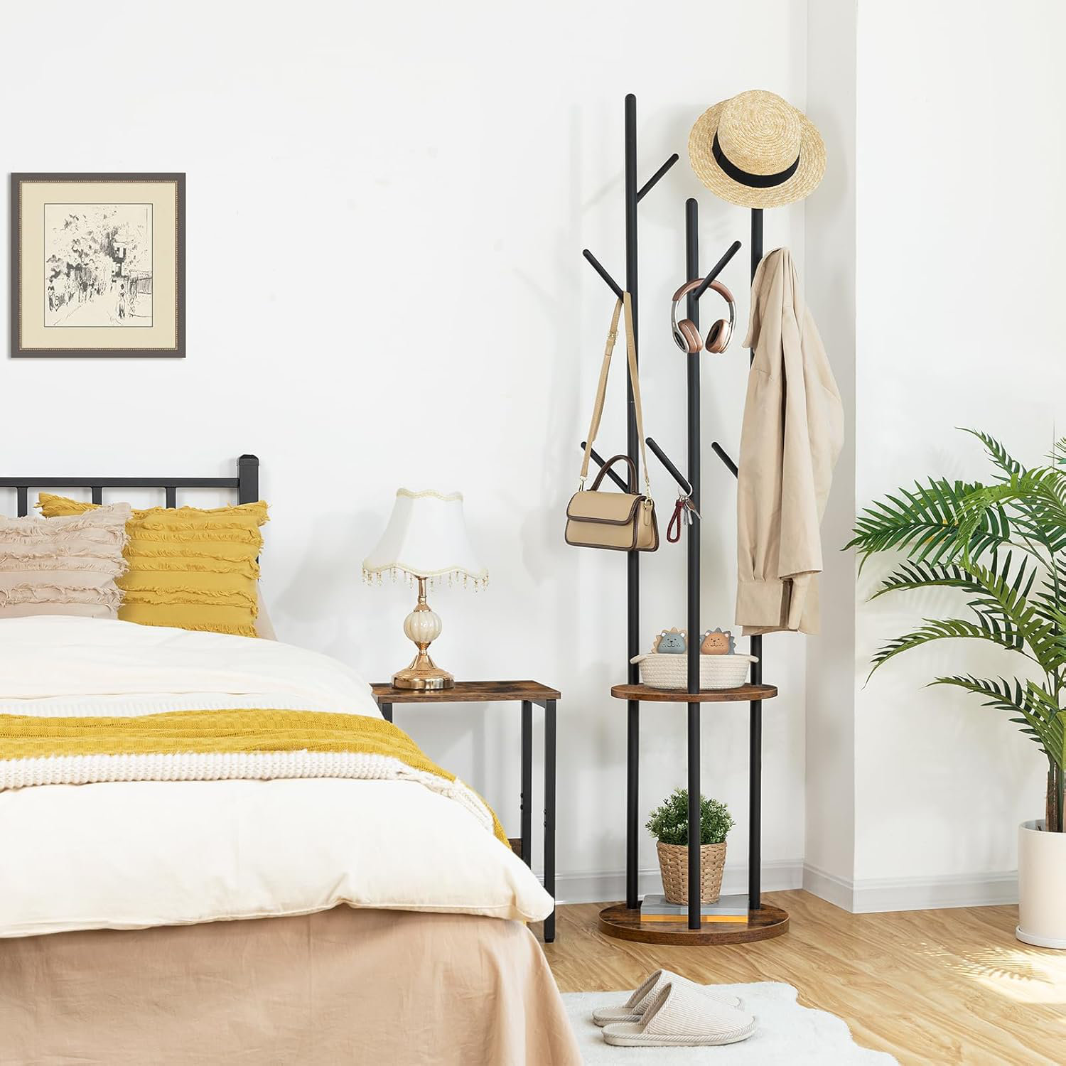 Williston Forge Beong Metal Freestanding 8 - Hook Coat Rack | Wayfair.co.uk
