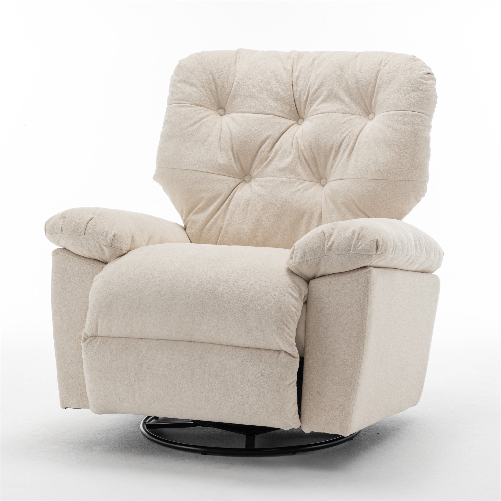 Latitude Run® Swivel Glider Premium Power Recliner,Overstuffed Nursery ...