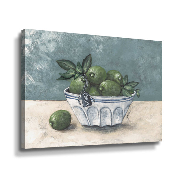 August Grove® Lime Still Life " Lime Still Life " on Canvas - Wayfair ...