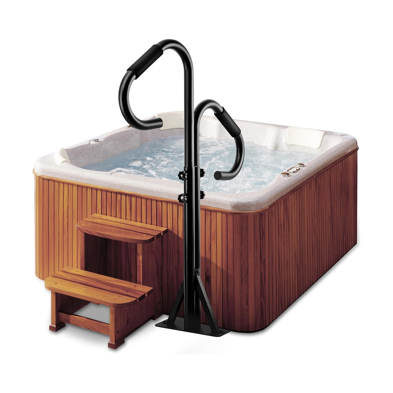 dVault Two-Way Design Hot Tub Handrails,Adjustable Height And Rust ...