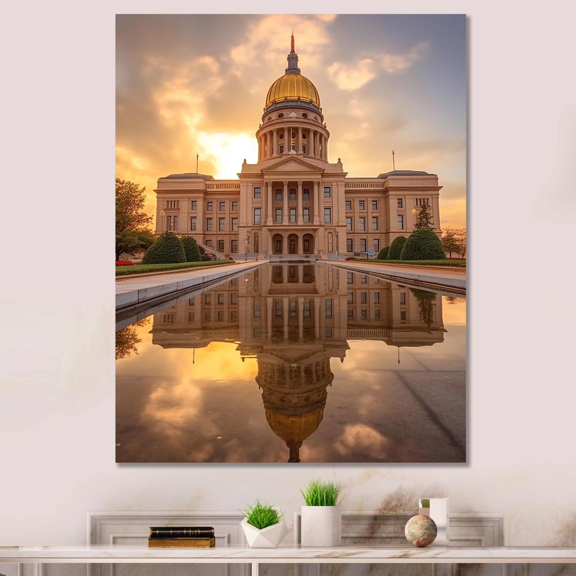 Latitude Run® Oklahome City Hall Architecture III - Oklahoma Canvas ...