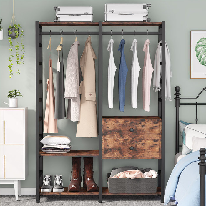 17 Stories Ruya 47.24'' Closet System & Reviews | Wayfair