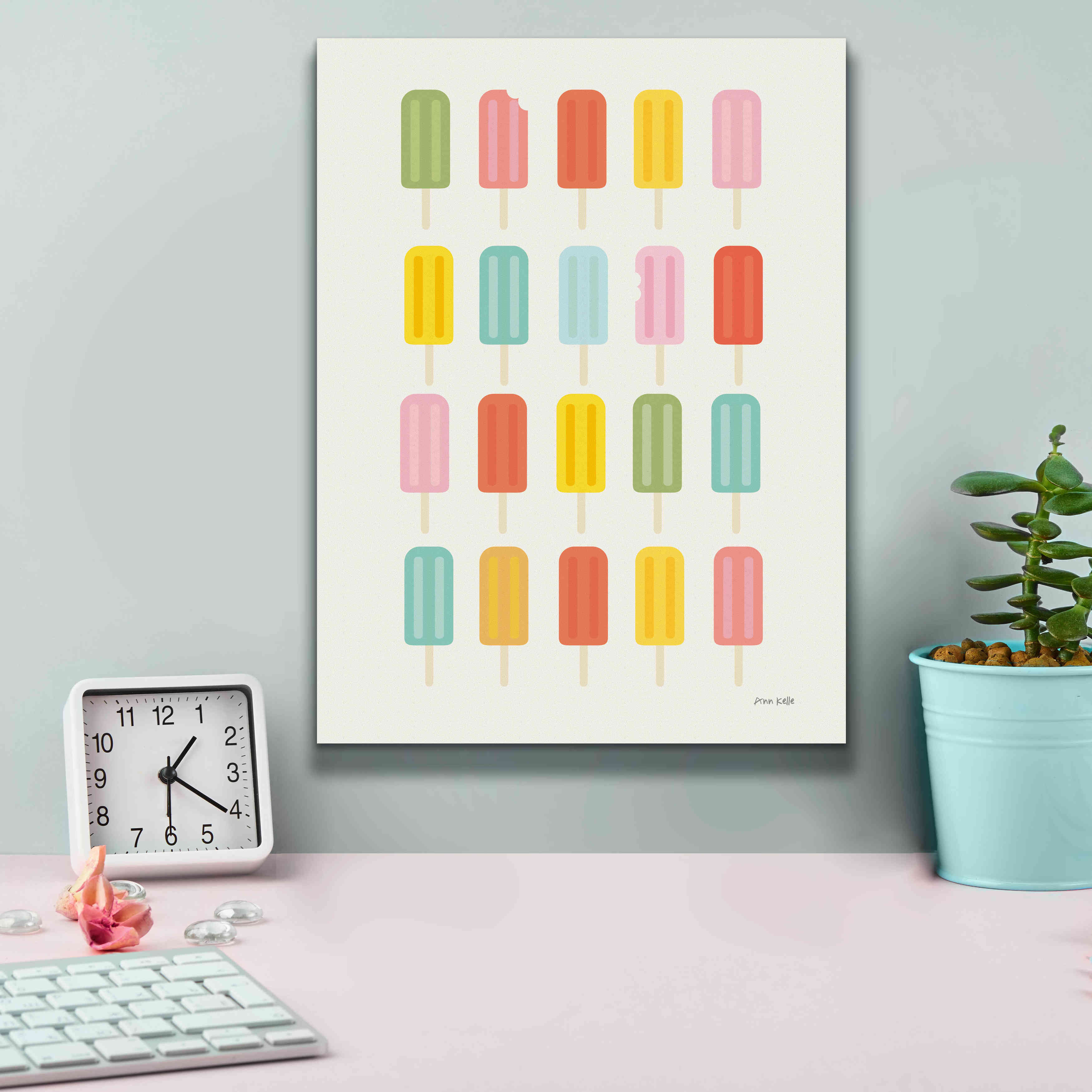 Epic Graffiti Colorful Popsicles by Ann Kelle - Wrapped Canvas Graphic ...
