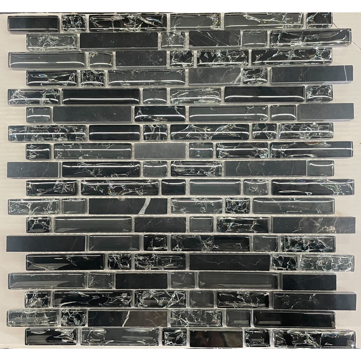 Mango Tile Bristol Glass Linear Mosaic Wall Tile | Wayfair