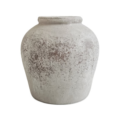 Zentique Distressed Grey Vase (Large) | Perigold