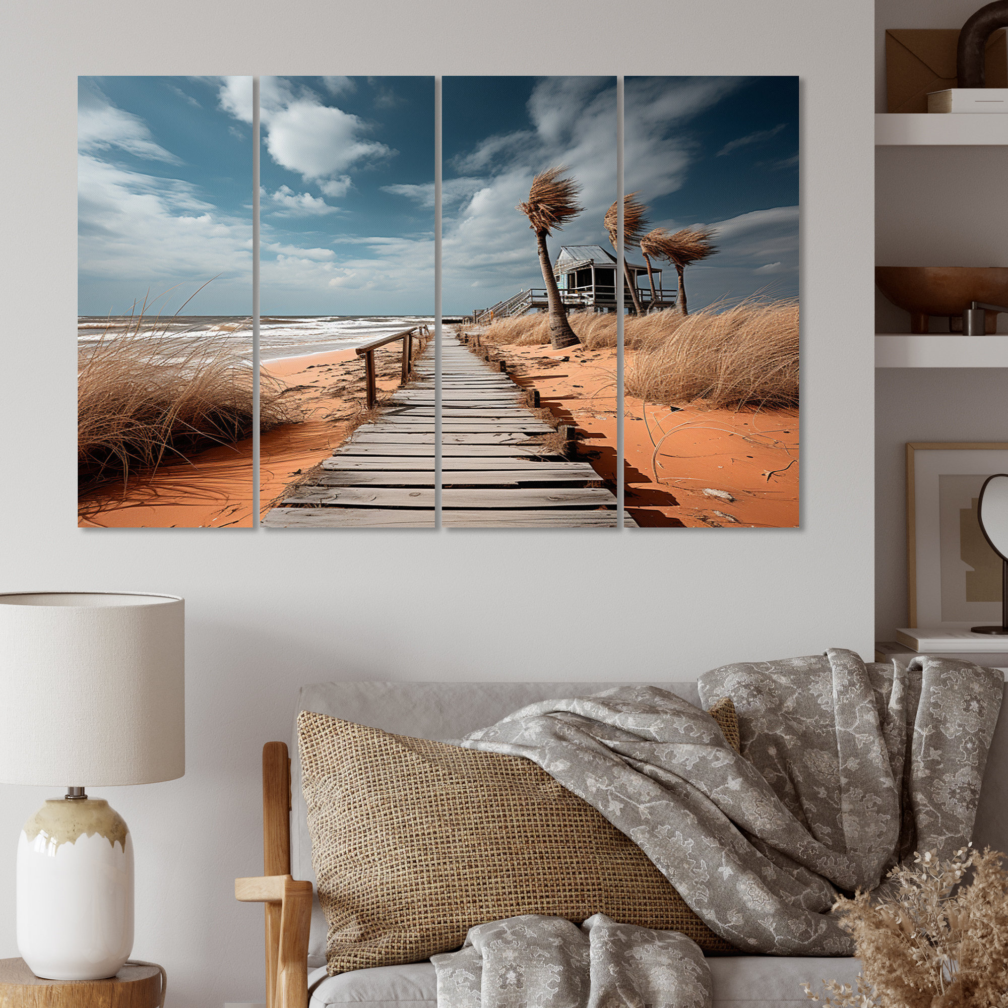 Bay Isle Home™ Florida Boardwalk Photo - Nautical & Beach Metal Wall ...