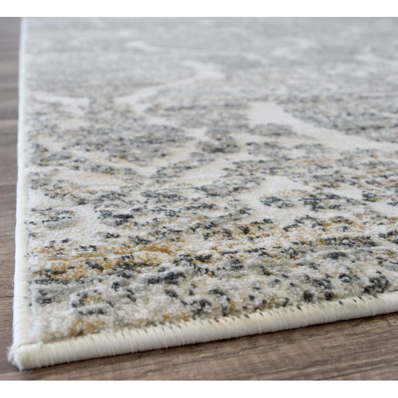 CosmoLiving by Cosmopolitan Astor Vintage Transitional Gray Area Rug ...