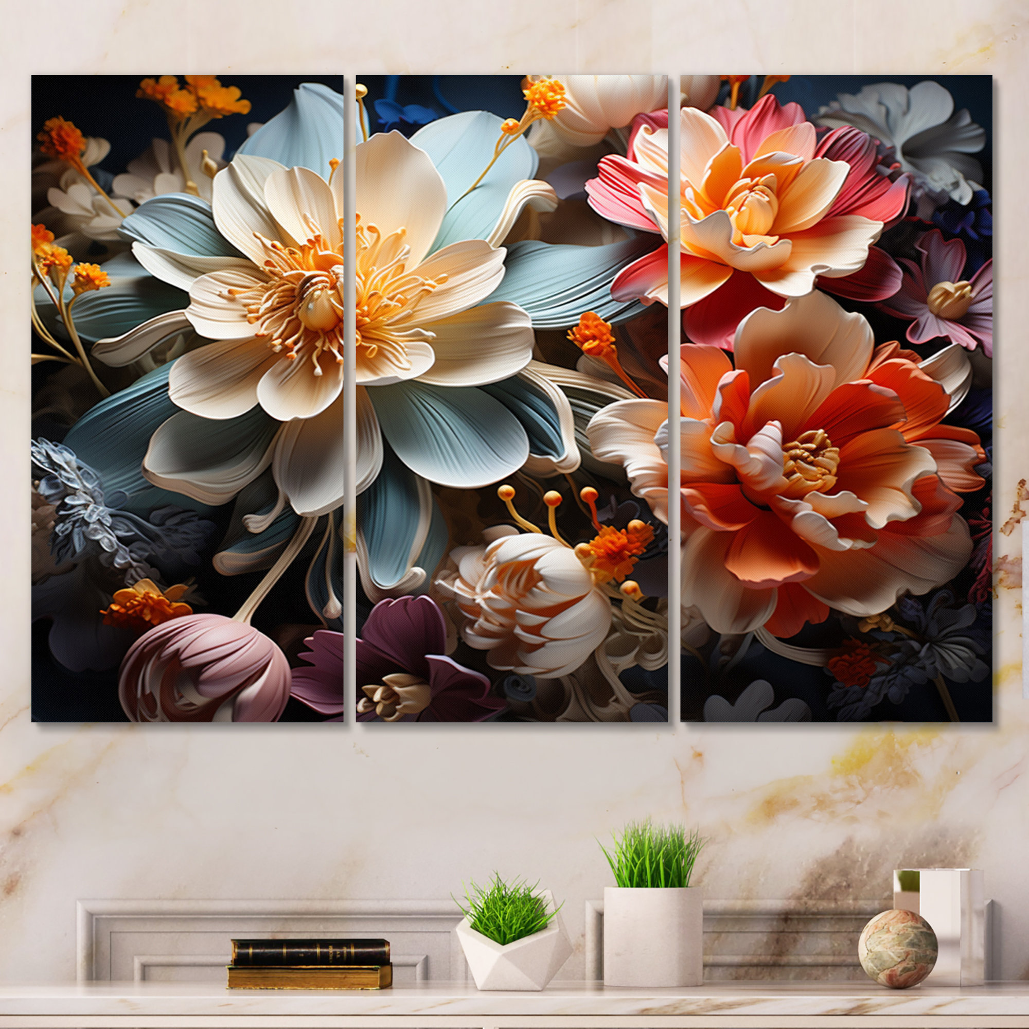 Design Art White Coral Abstract Still Lifes - Abstract Still Lifes ...