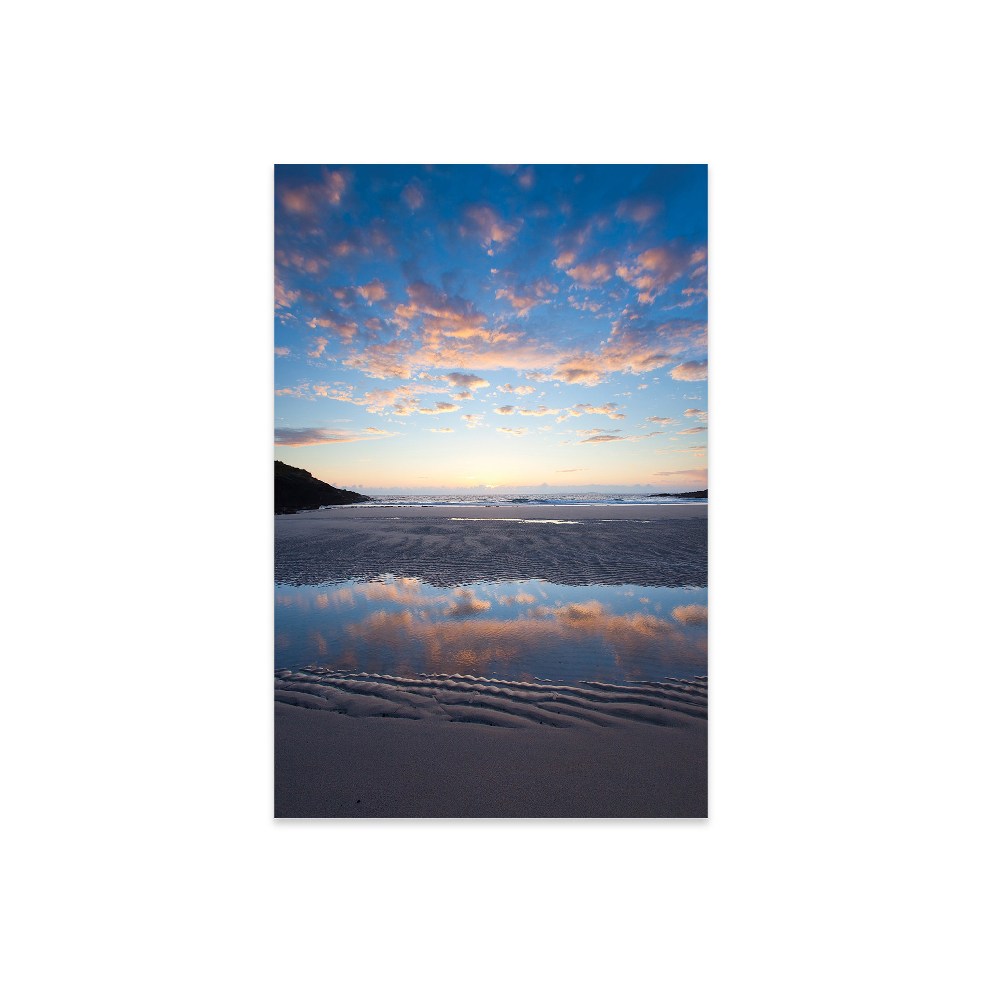 Highland Dunes Evening Reflection II, False Bay, Connemara, County ...