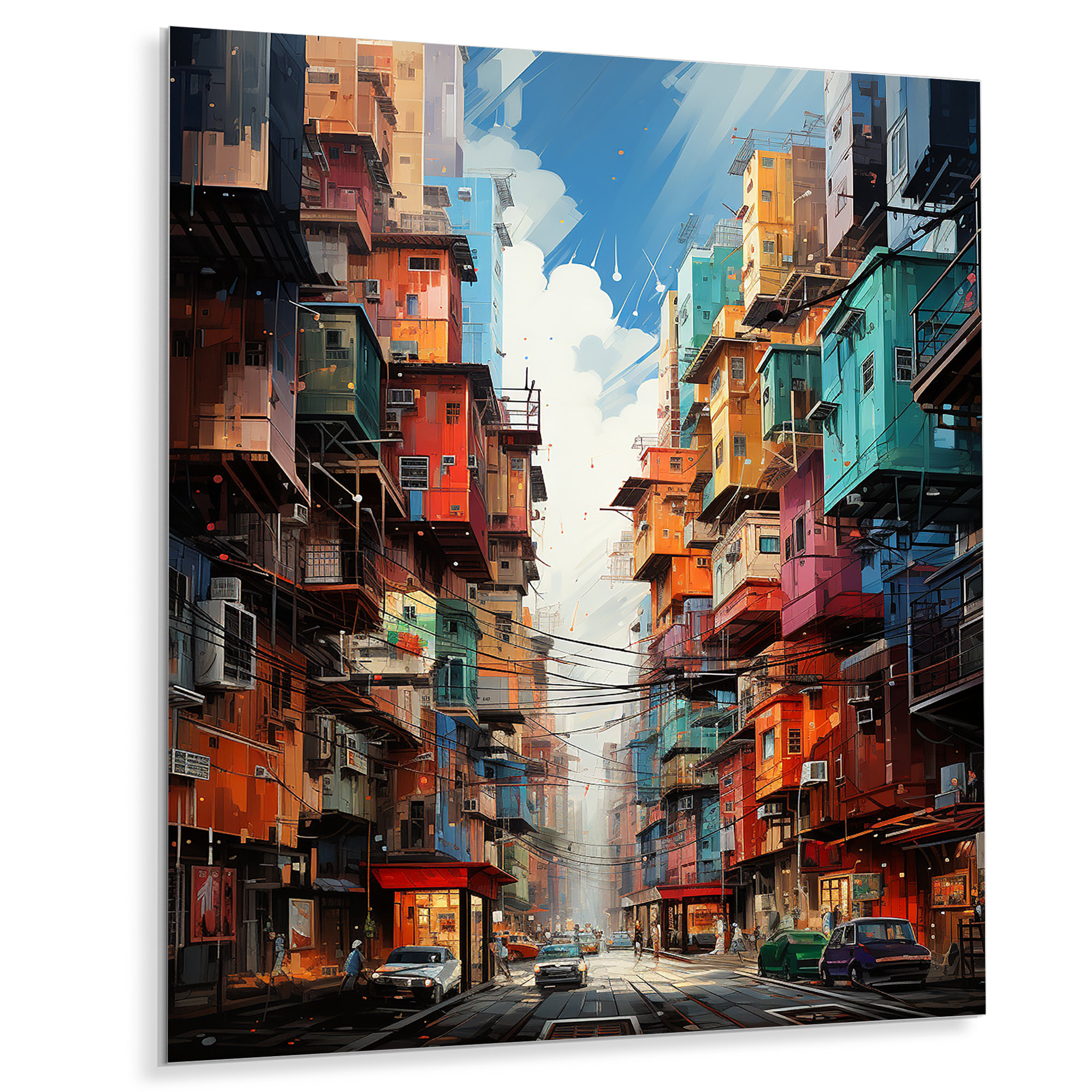 Winston Porter Surrealism City IV - Abstract Realism Metal Wall Decor ...