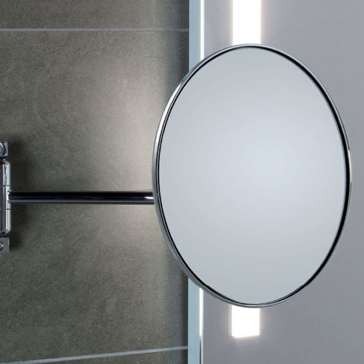 WS Bath Collections Mirror Pure I Makeup/Shaving Mirror with 12.2 ...