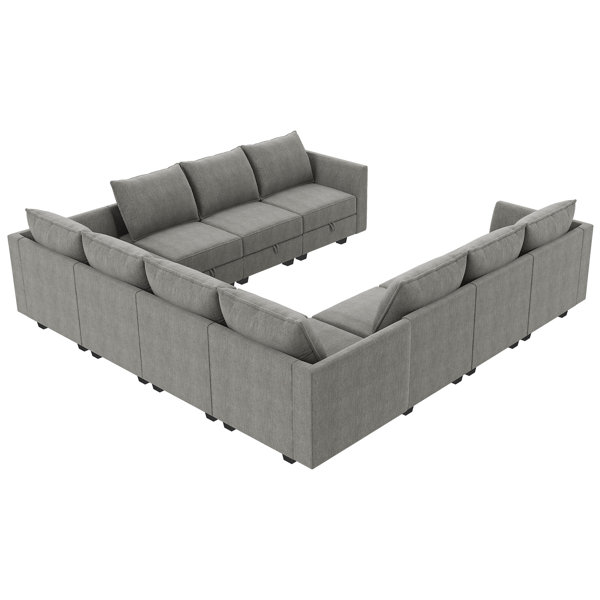 Latitude Run® Extra Large Sectional Couches Corner Modular Sectional ...
