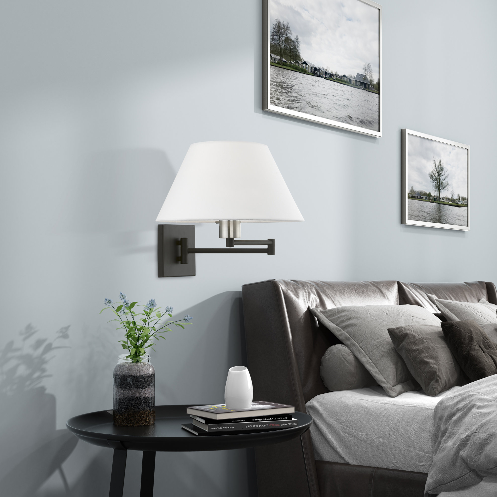 Willa Arlo™ Interiors Tyonna 1 - Light Dimmable Swing Arm | Wayfair