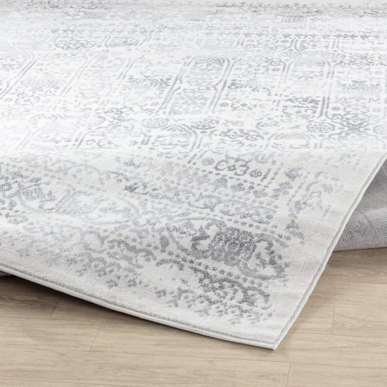 Lily Manor Barling Cream/Grey Rug | Wayfair.co.uk