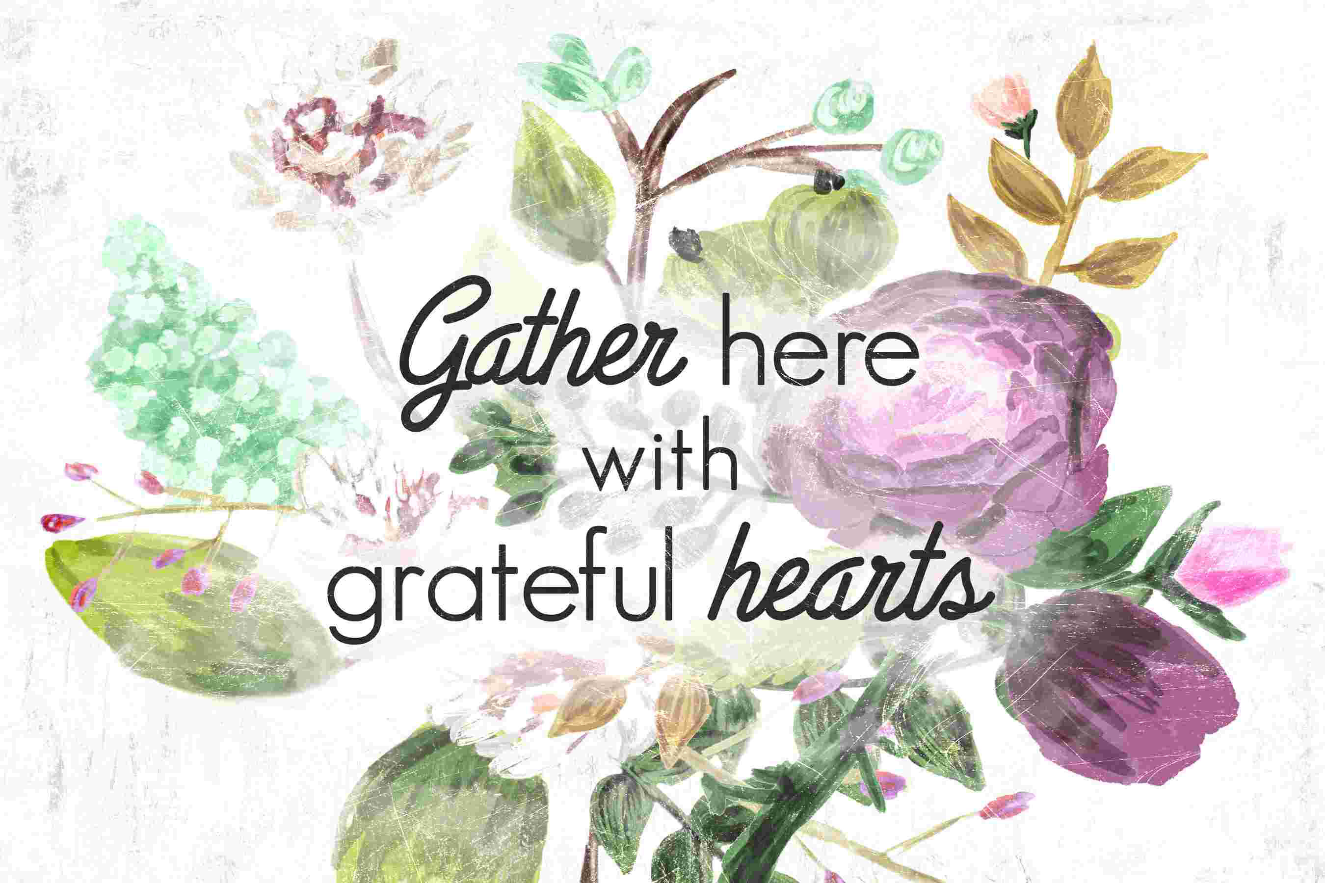 Trinx Grateful Hearts - Wrapped Canvas Print - Wayfair Canada