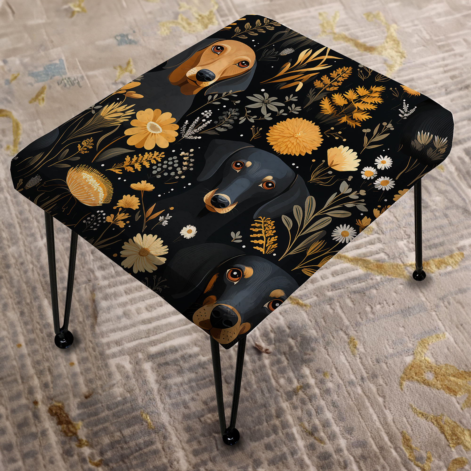 Design Art Weiner Dogs Animal Prints For Children's - Animal Print ...