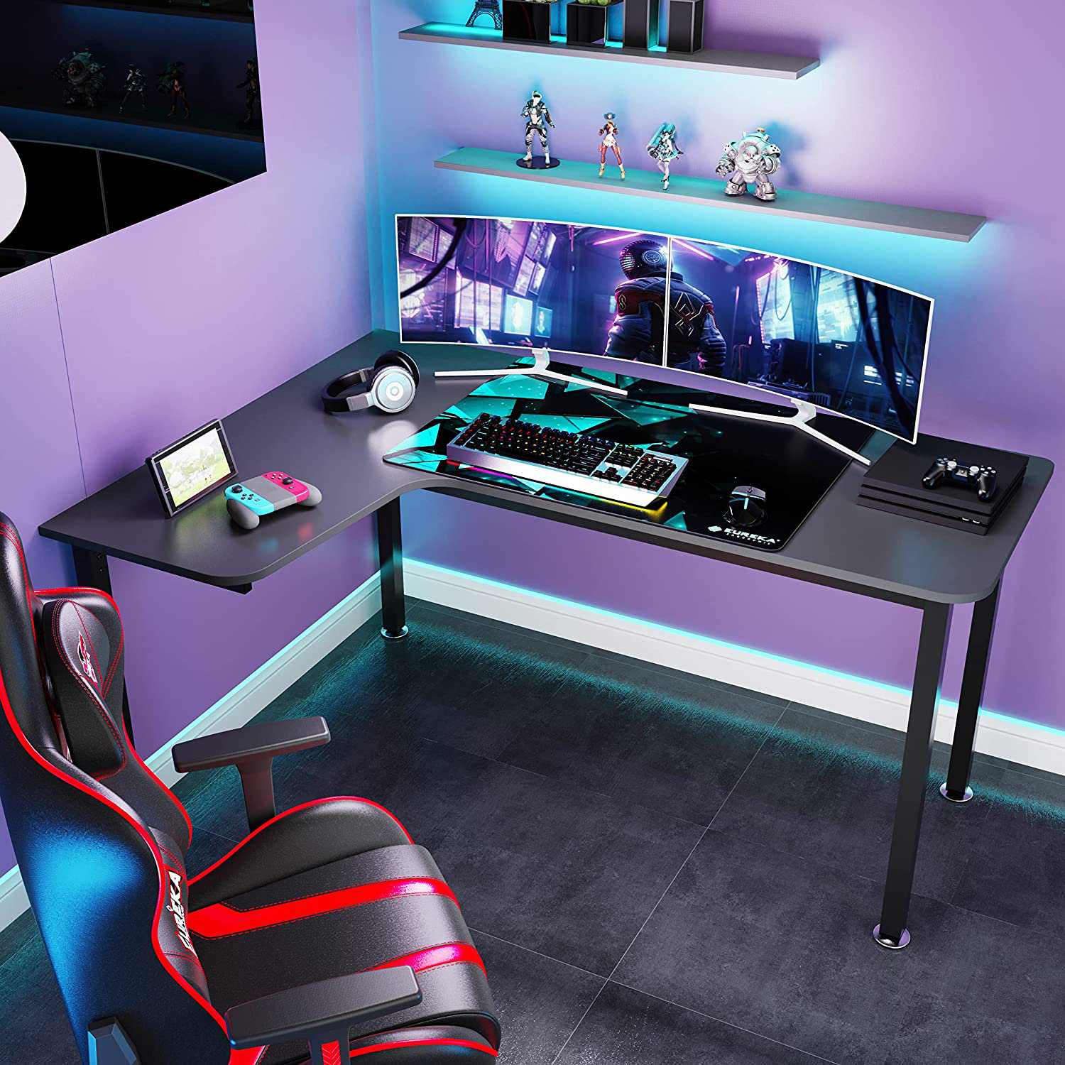 Inbox Zero Krenn L-Shape Desk | Wayfair