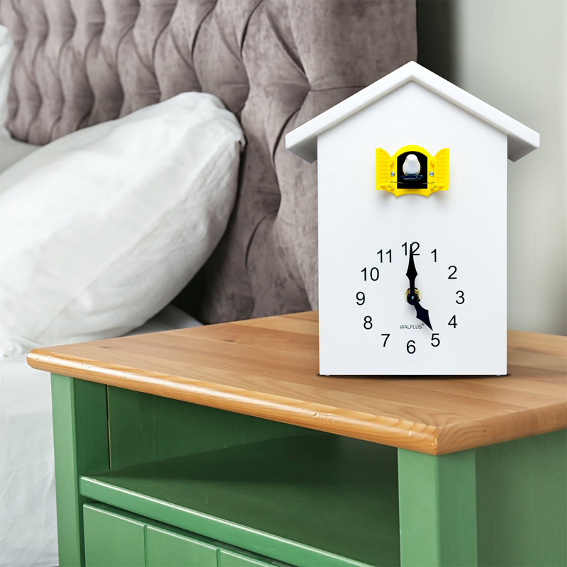 Walplus Farmhouse / Country Analog Mechanical Tabletop Clock | Wayfair