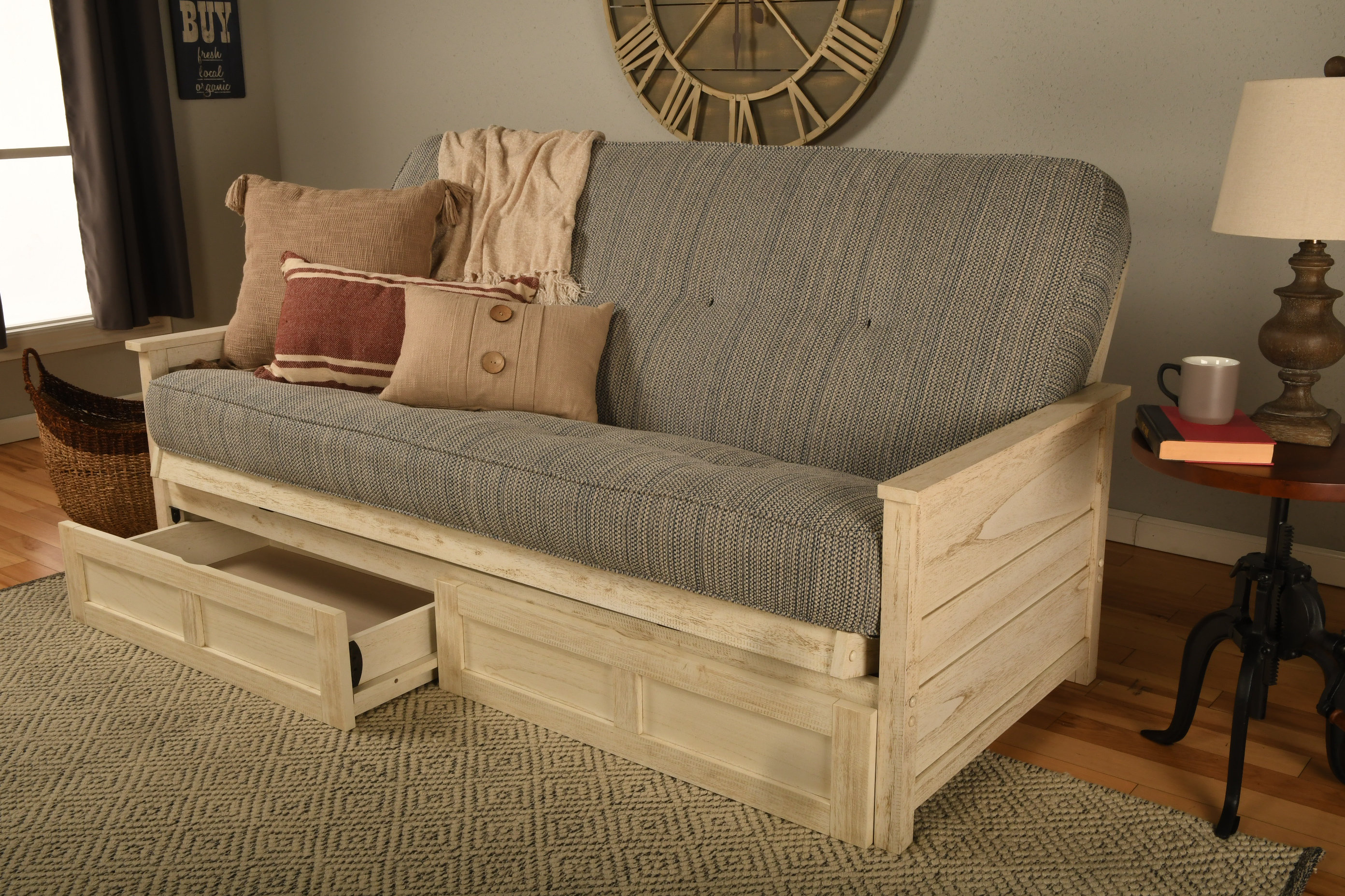 Laurel Foundry Modern Farmhouse Anders Full 79'' Upholstered Tufted ...