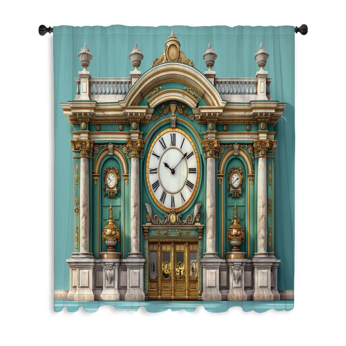 VisionBedding Polyester Blackout Filters Out A Lot Of Light Curtain ...