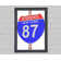 Happy Larry Interstate 87 Sign - Single Picture Frame Art Prints ...