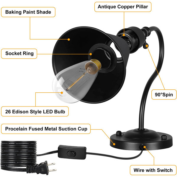 Williston Forge Eniel Plug-in Barn Light | Wayfair