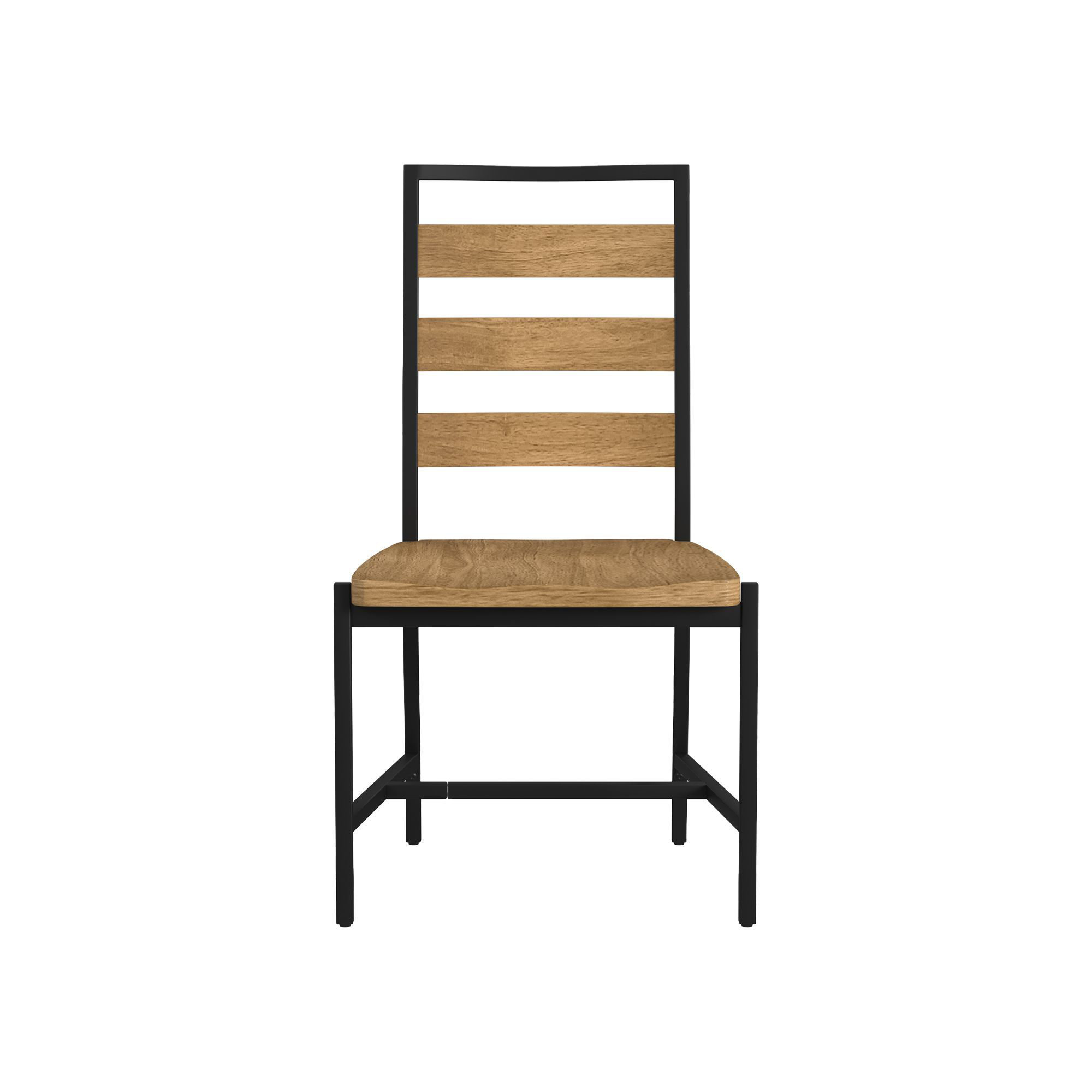 17 Stories Mohr Ladder Back Wood Side Chair, Natural Oak - Wayfair Canada