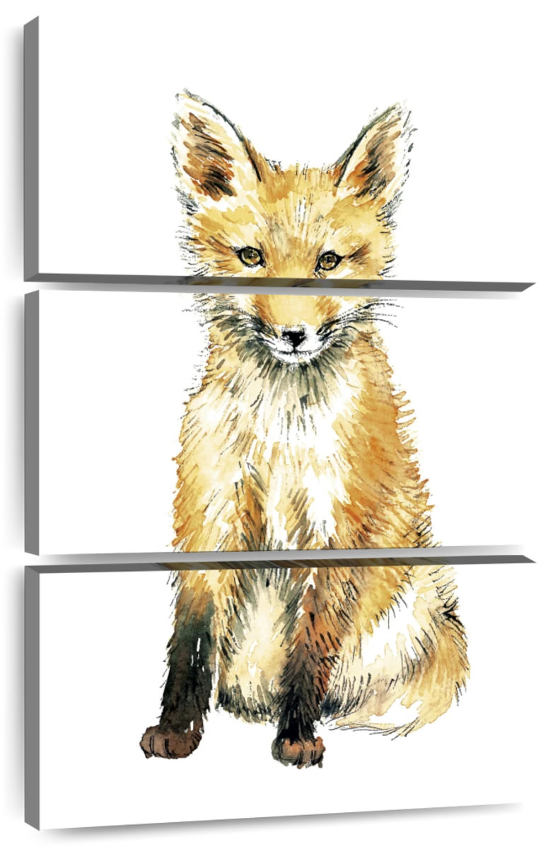 Ebern Designs Brampt Baby Fox Portrait | Wayfair