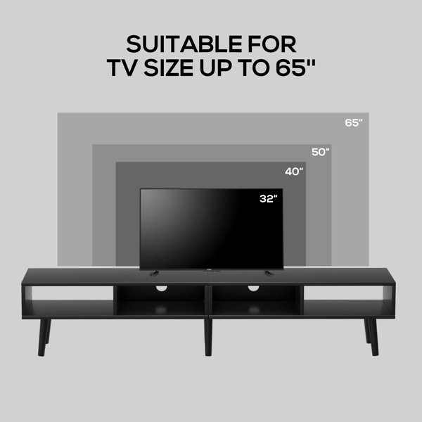 George Oliver Janci 59.05'' Media Console & Reviews | Wayfair