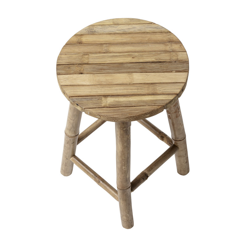 Bloomingville Sole 50cm Tall Solid Wood Stool | Wayfair.co.uk