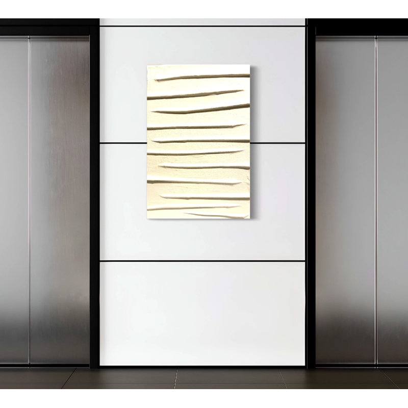 Plaster Textured Fabric Wall Art Plaster & Fabric Textured Wall Art ...