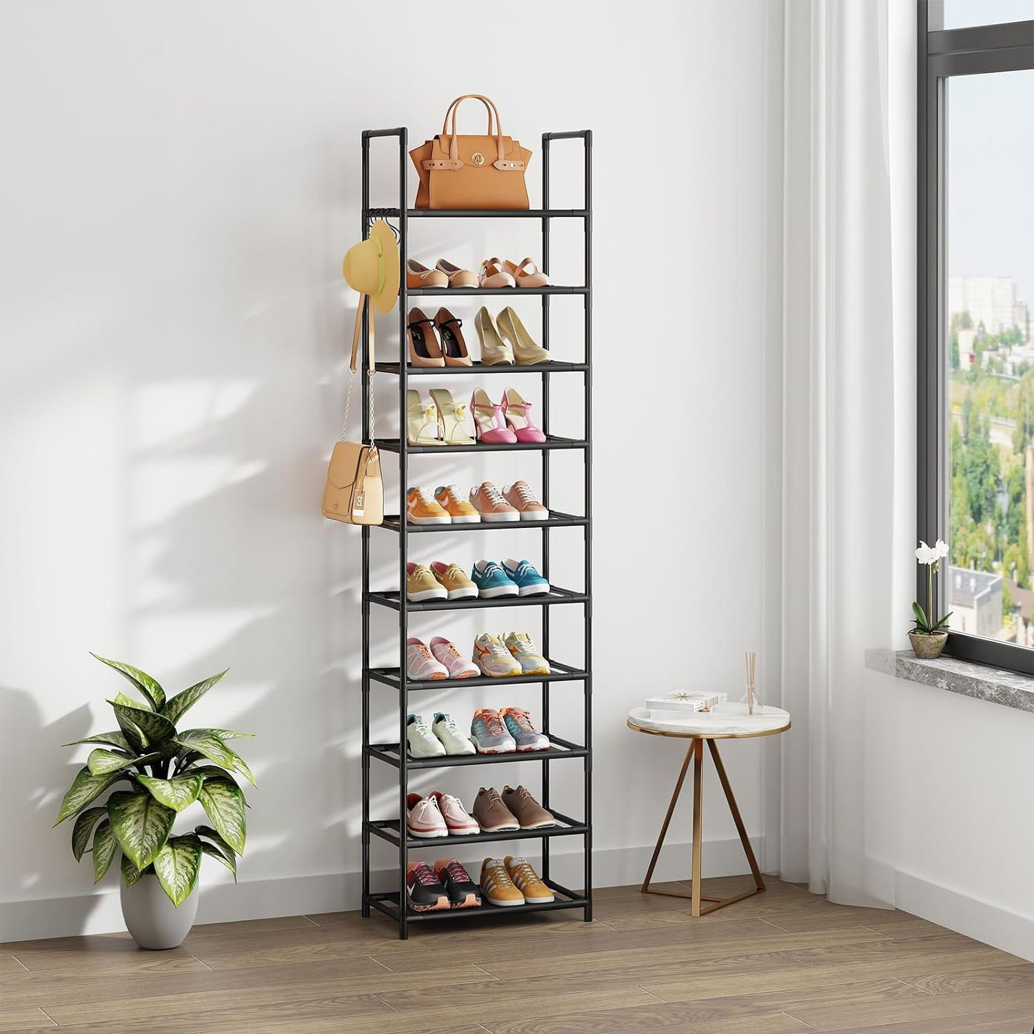 Rebrilliant 25 Pair Stackable Shoe Rack - Wayfair Canada