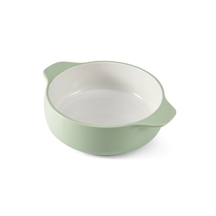 KitchenAid Vitrified Stoneware Round Casserole Baker, 2-Quart ...