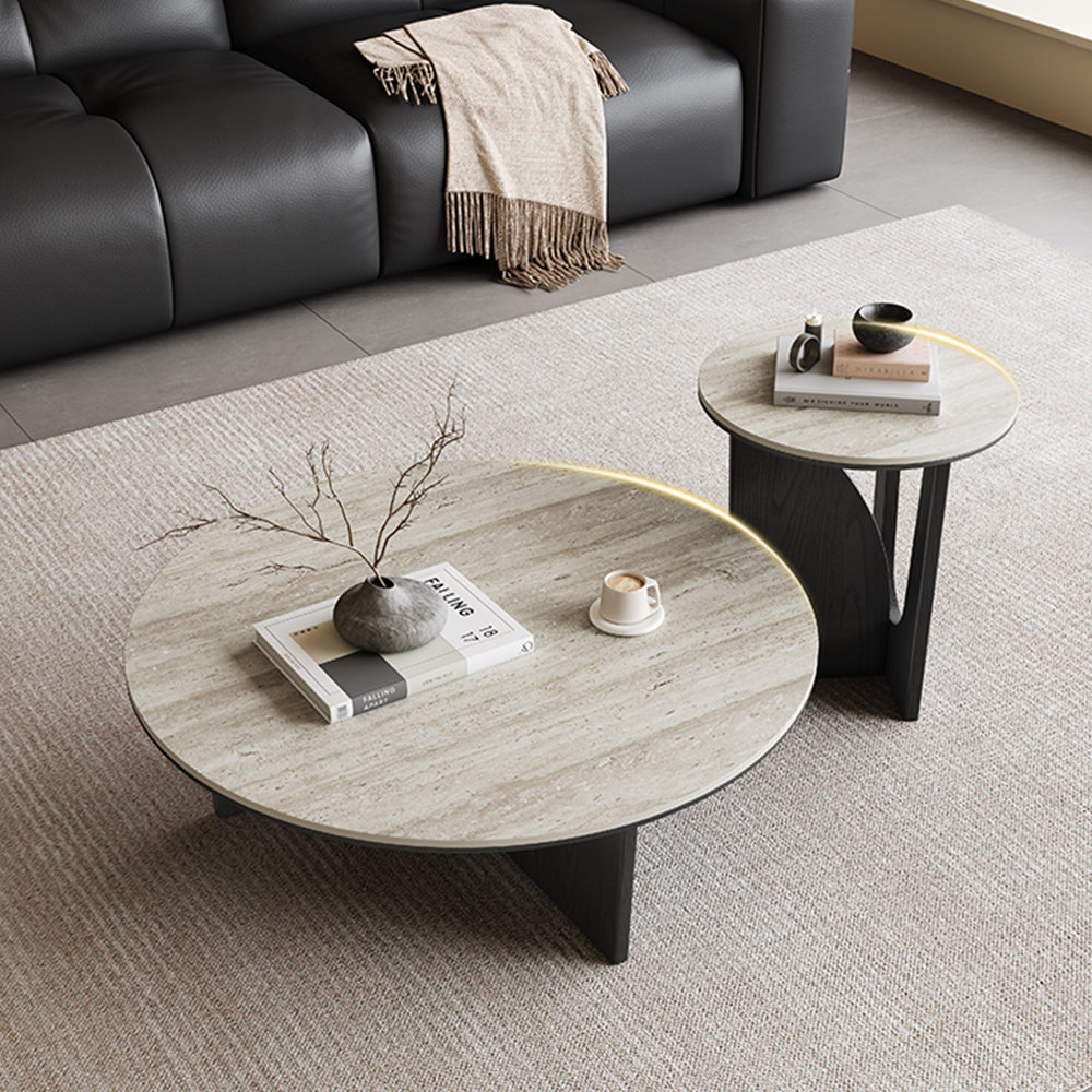Trentastic Trails Simple cave stone slab coffee table | Wayfair