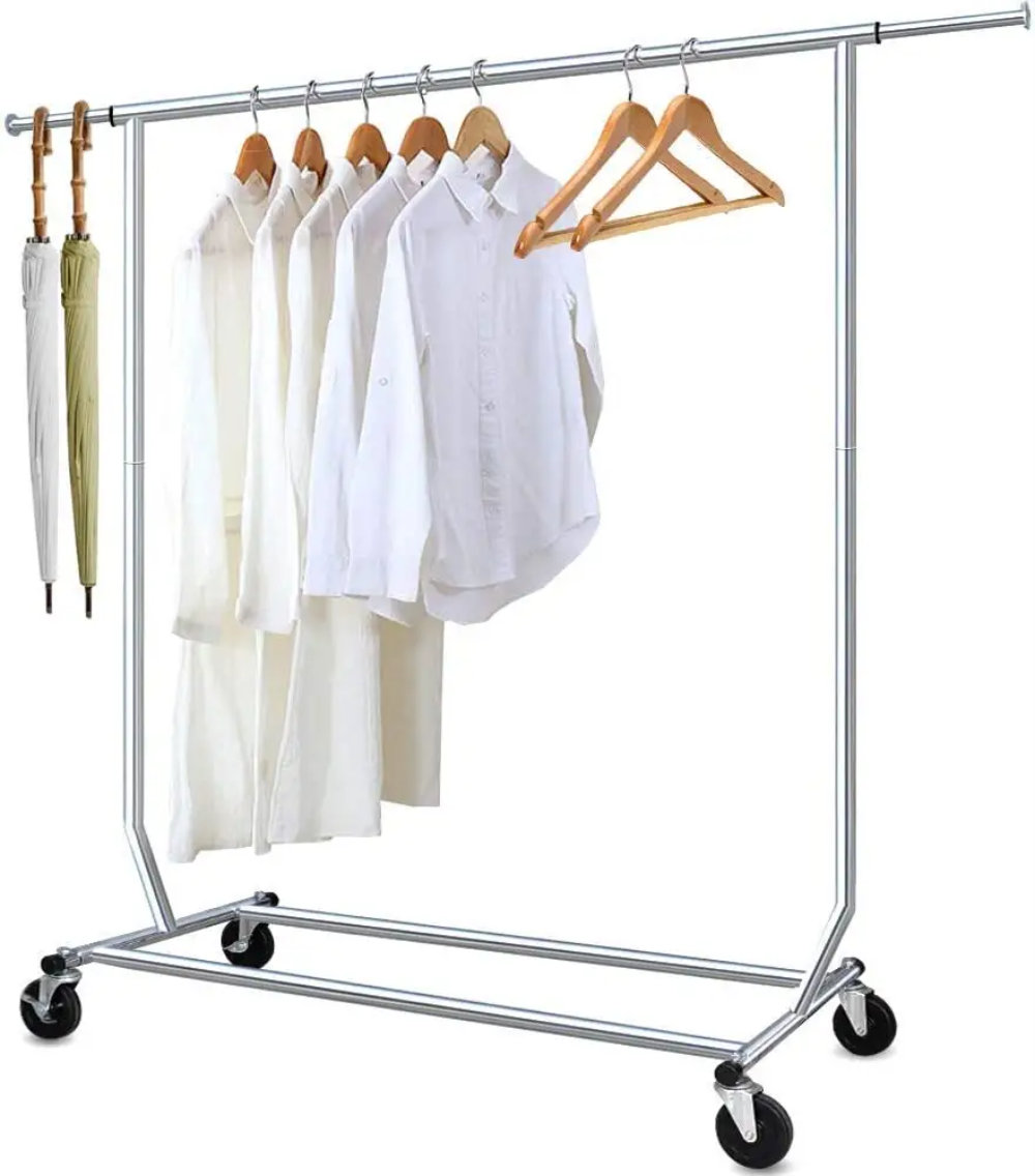 Rebrilliant Folding Clothes Rack | Wayfair