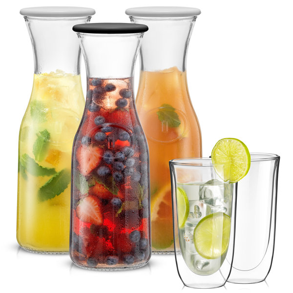JoyJolt 5 - Piece 36oz. Glass Assorted Glassware Set & Reviews | Wayfair