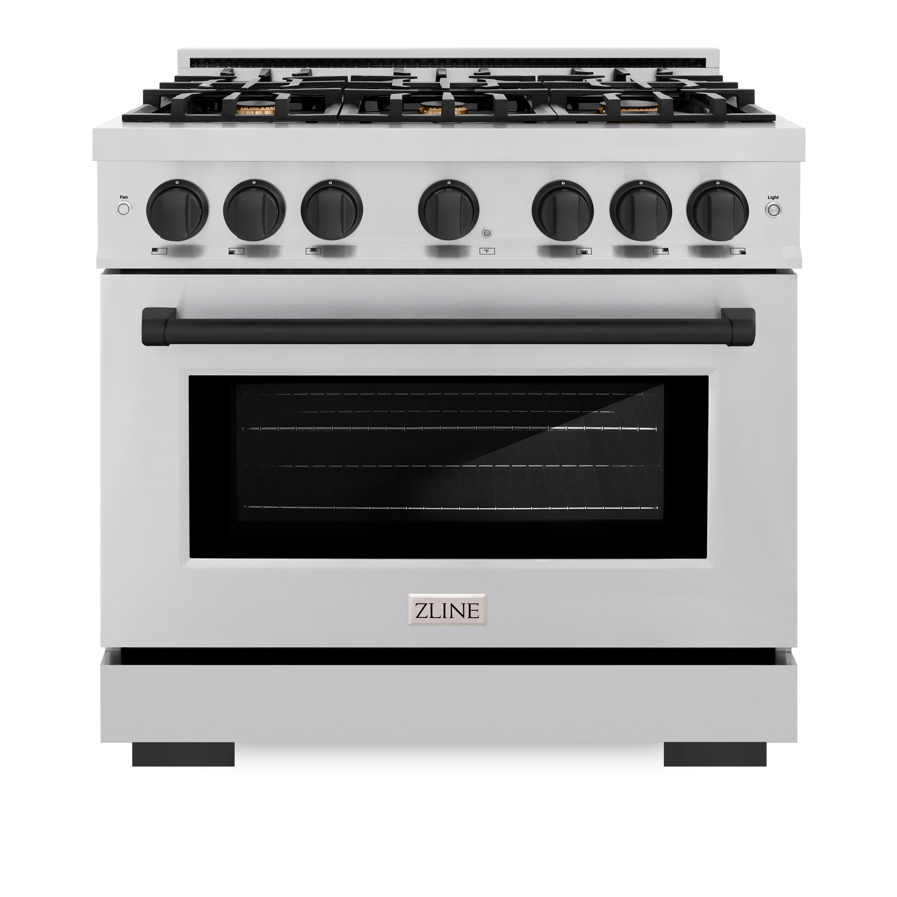 ZLINE Autograph Edition 36 in. 5.2 cu. ft. Select Dual Fuel Range W/ 6 ...
