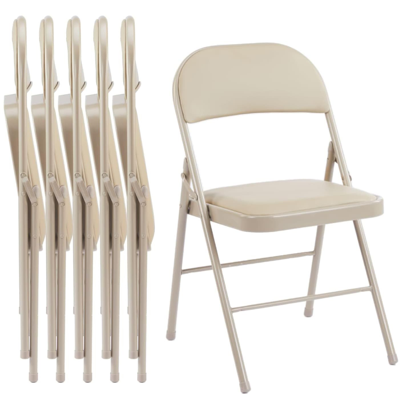 Inbox Zero Melenia Stackable Folding Chair Folding Chair Set | Wayfair